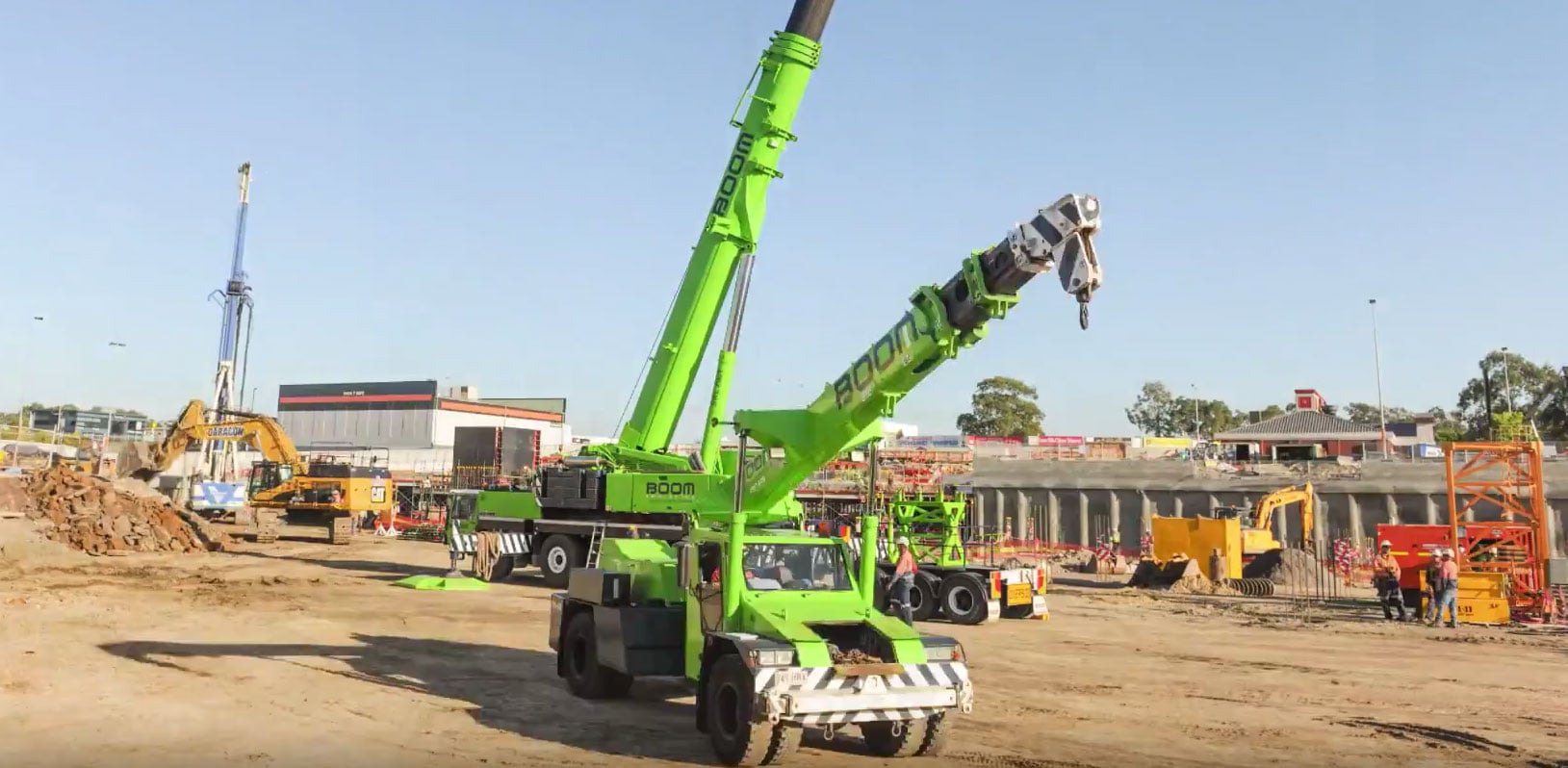 Well Executed Time Lapse Video of Boom Logistics erecting a Tower Crane ...