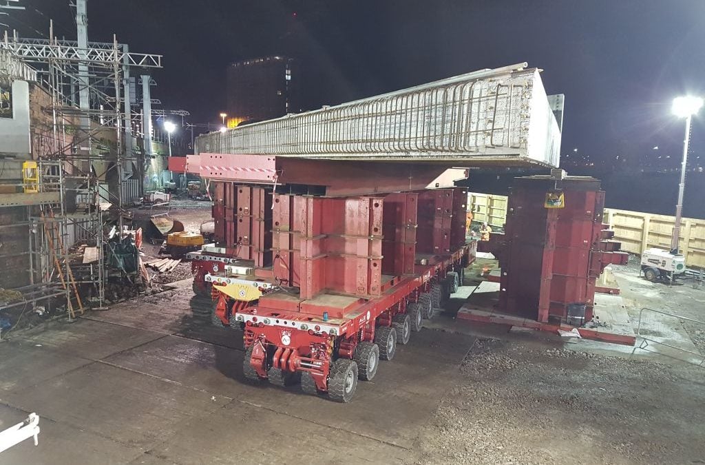 ALE Heavy Lift successfully installed 700t bridge using 30 axle lines ...
