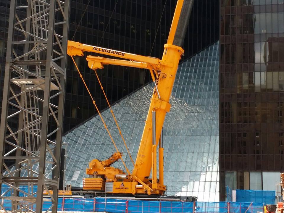 Videos of Allegiance Crane adding the a Y Boom to a 500-ton Liebherr ...