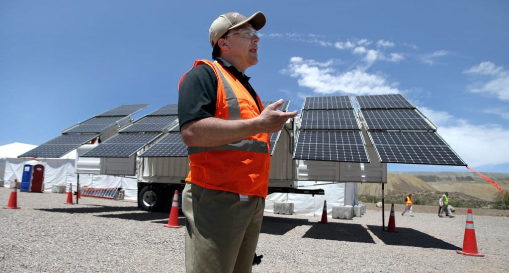 Caterpillar's Arizona proving grounds now running on a hybrid solar ...