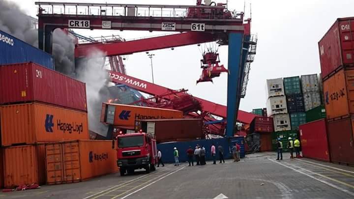 Update on the Major Damage caused after a Containership Ship Crashes ...