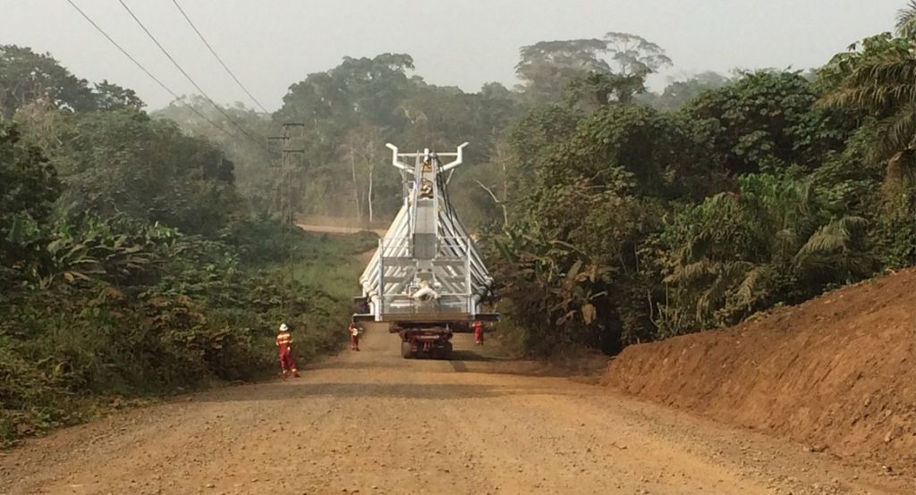 MAMMOET'S JUNGLE TRANSPORT THROUGH EQUATORIAL GUINEA - CraneMarket Blog