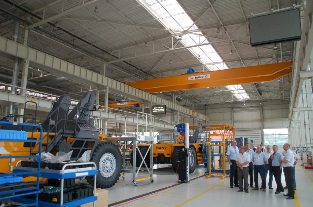 Production has all but stopped at $100 Million Euro 250,000+ sq ft SANY ...