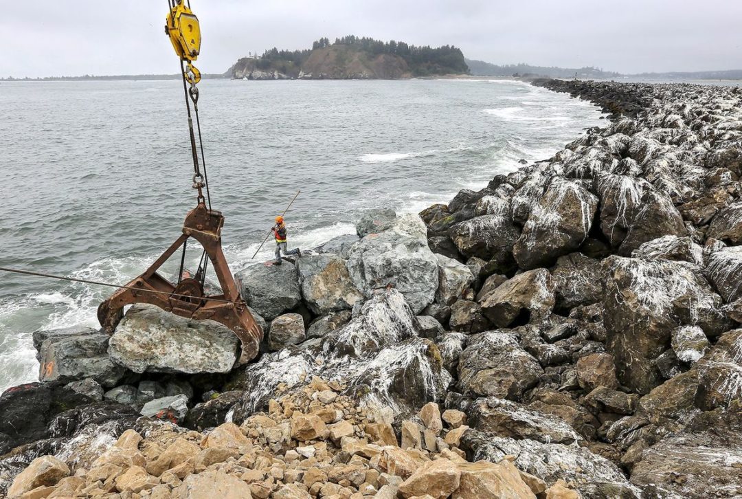 Kiewit Corp. $19 Million Jetty restoration project protecting Columbia ...