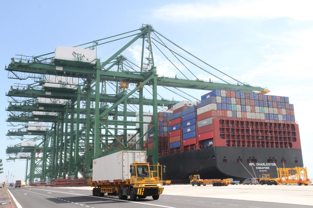 The World’s Transshipment Hub PSA Singapore Automates Crane Operation ...