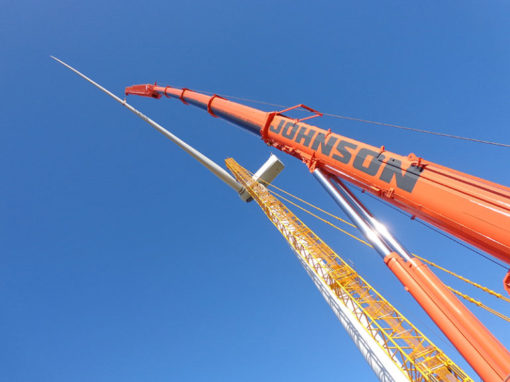 Johnson Crane Hire continues to build up an impressive track record on ...