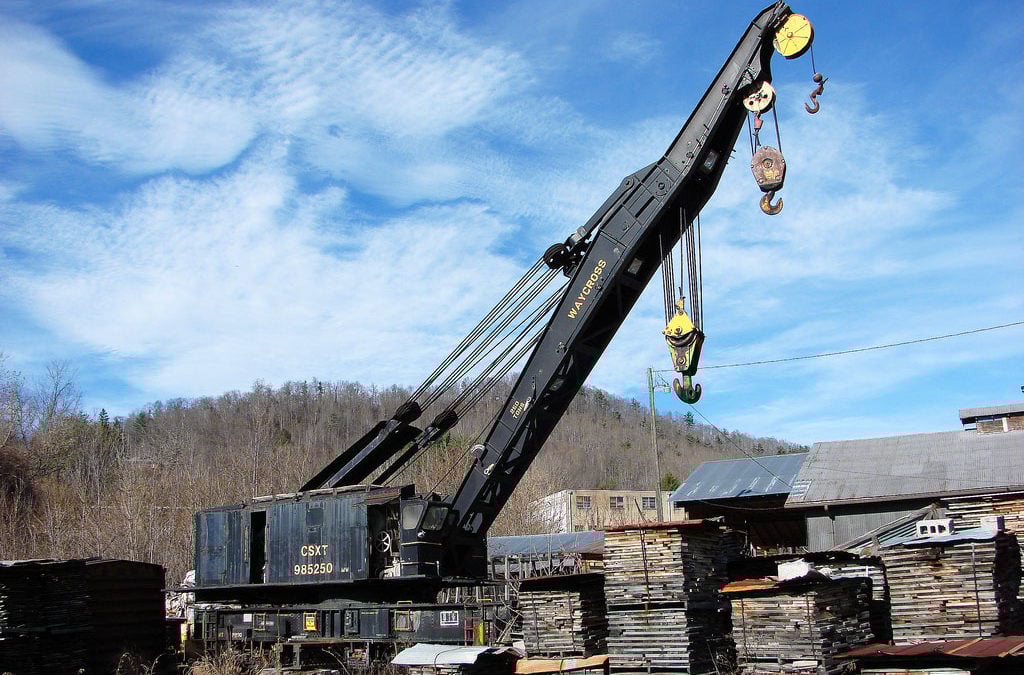 250-ton cap 1946 CSX 250 Rail Crane donated to the North Carolina ...