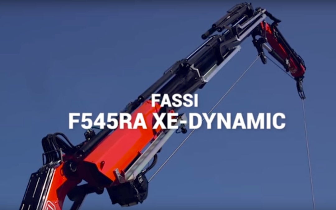 Watch offical video of the Fassi F545RA crane: light, with high ...