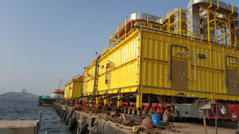 ALE Heavy Lift performs load-outs for one of the world’s largest oil ...