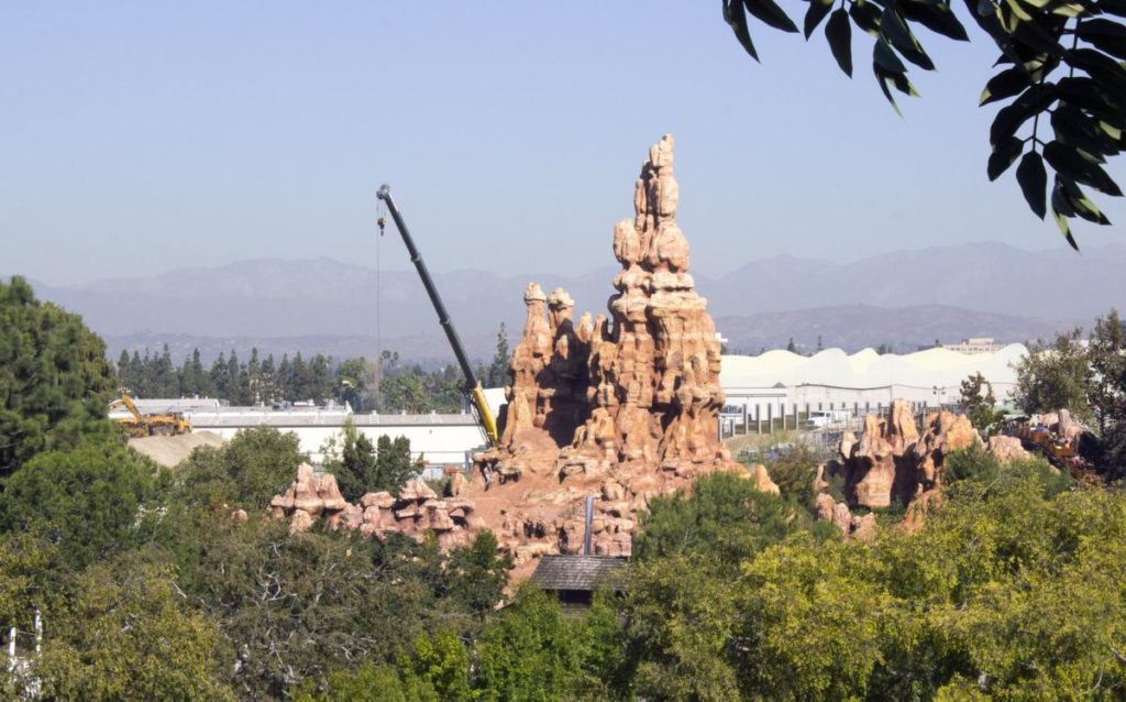 Star Wars land is currently filled with lots of cranes at Disney Park ...