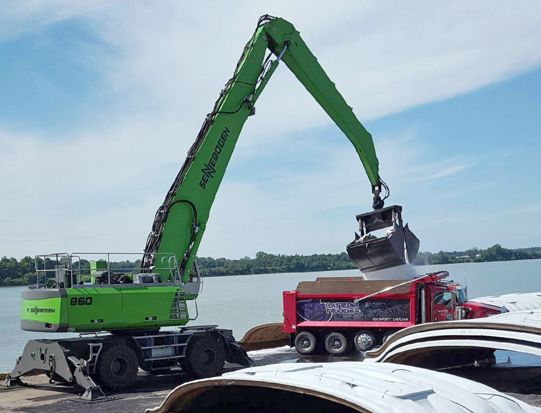 Owensboro Terminal on the Ohio river Opts for Sennebogen 860 M Material ...