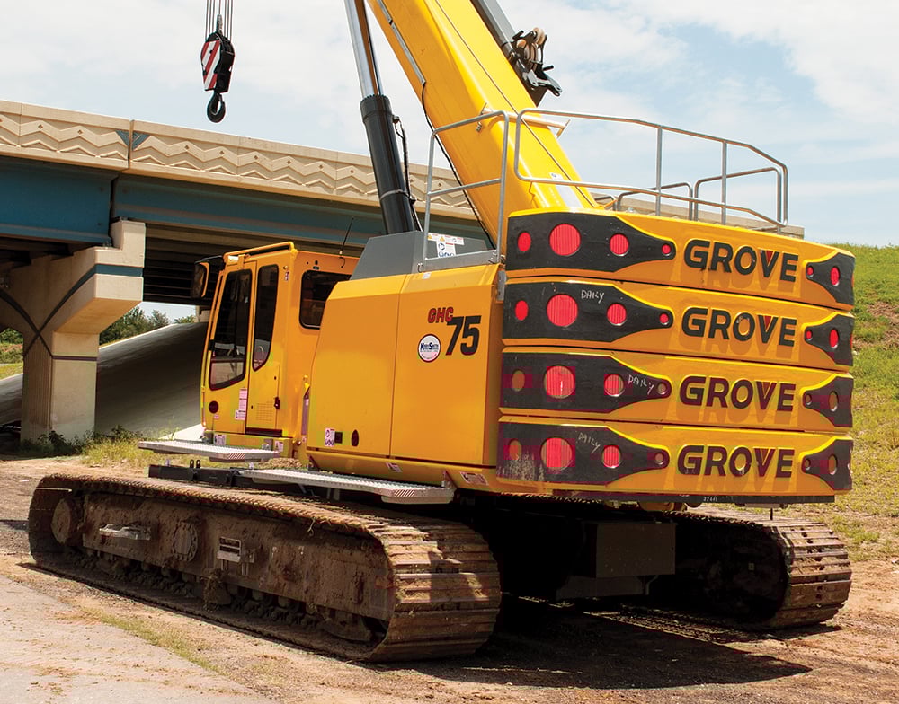 Grove GHC75 telecrawler increases efficiency on Hwy Project for ...