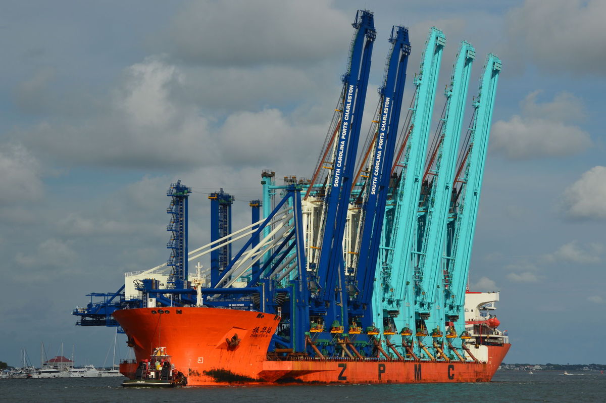 New Port of Charleston $27m ZPMC super post Panamax Cranes will be ...