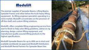 Modulift manufactures its largest spreader beam ever, sees upward trend ...