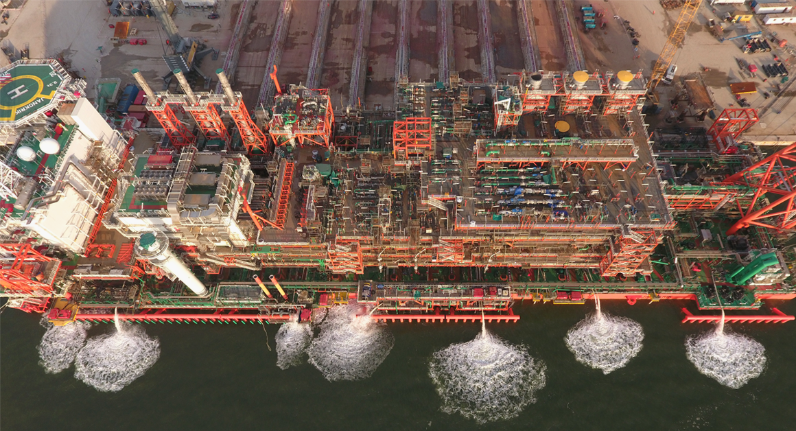 Mammoet has safely completed the load-out of the 14,273-ton Integrated ...