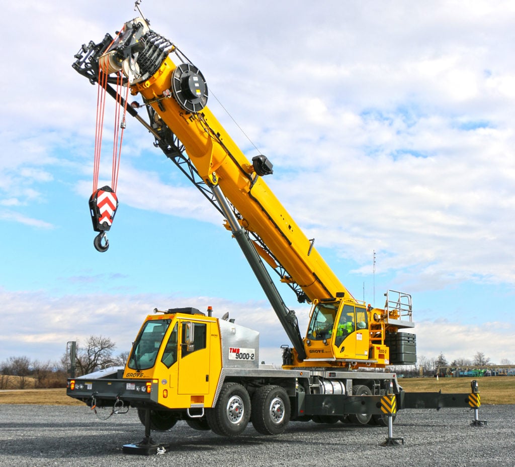 Official Video of the new Grove TMS9000-2 115-ton US telescopic truck ...