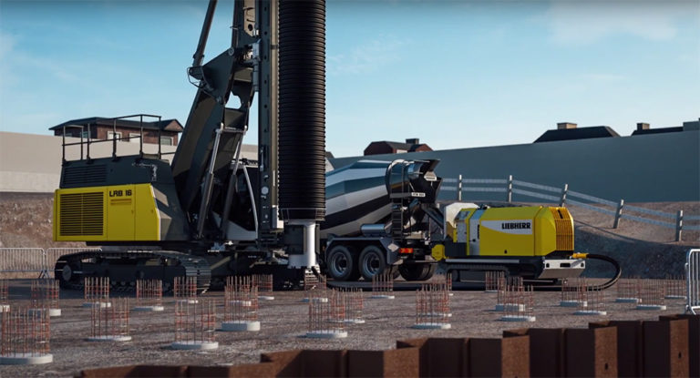 Official Video of Liebherr's new piling and drilling rigs; model LRB 16 ...