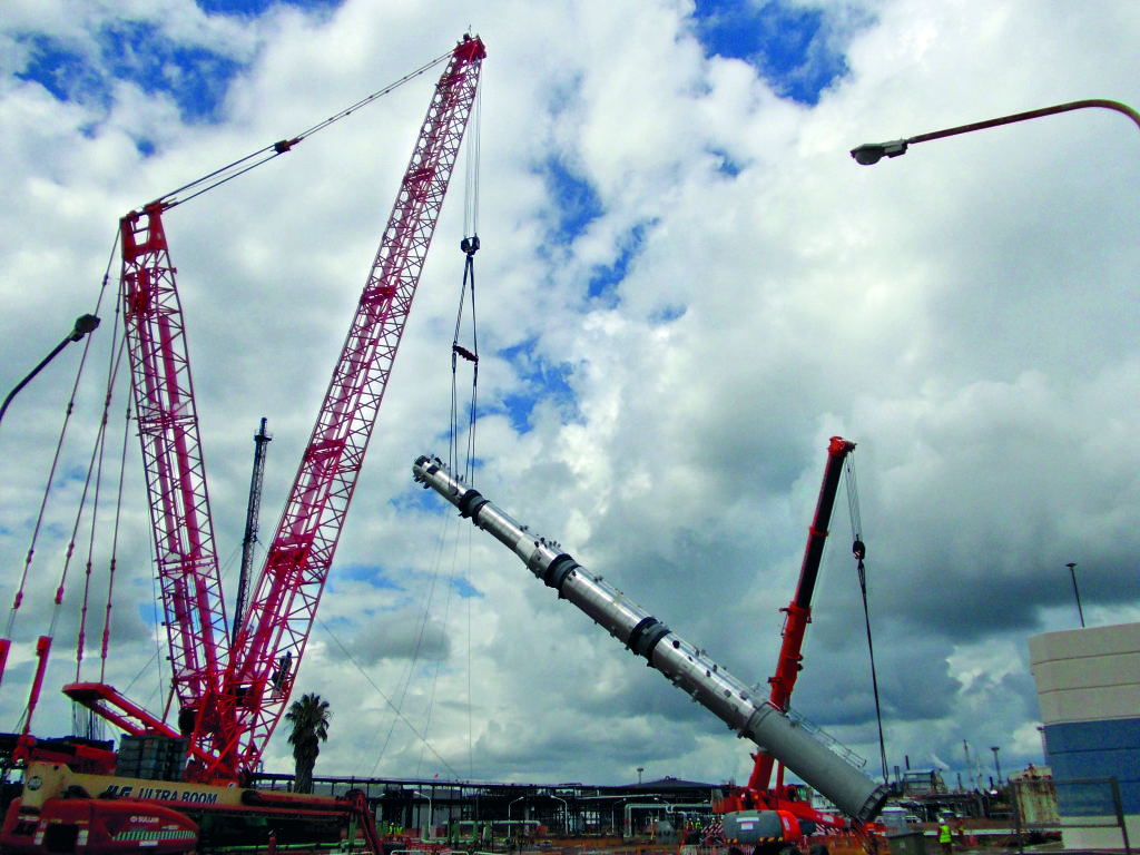 ALE tranports and installs de-ethanizer tower in Argentina with ...