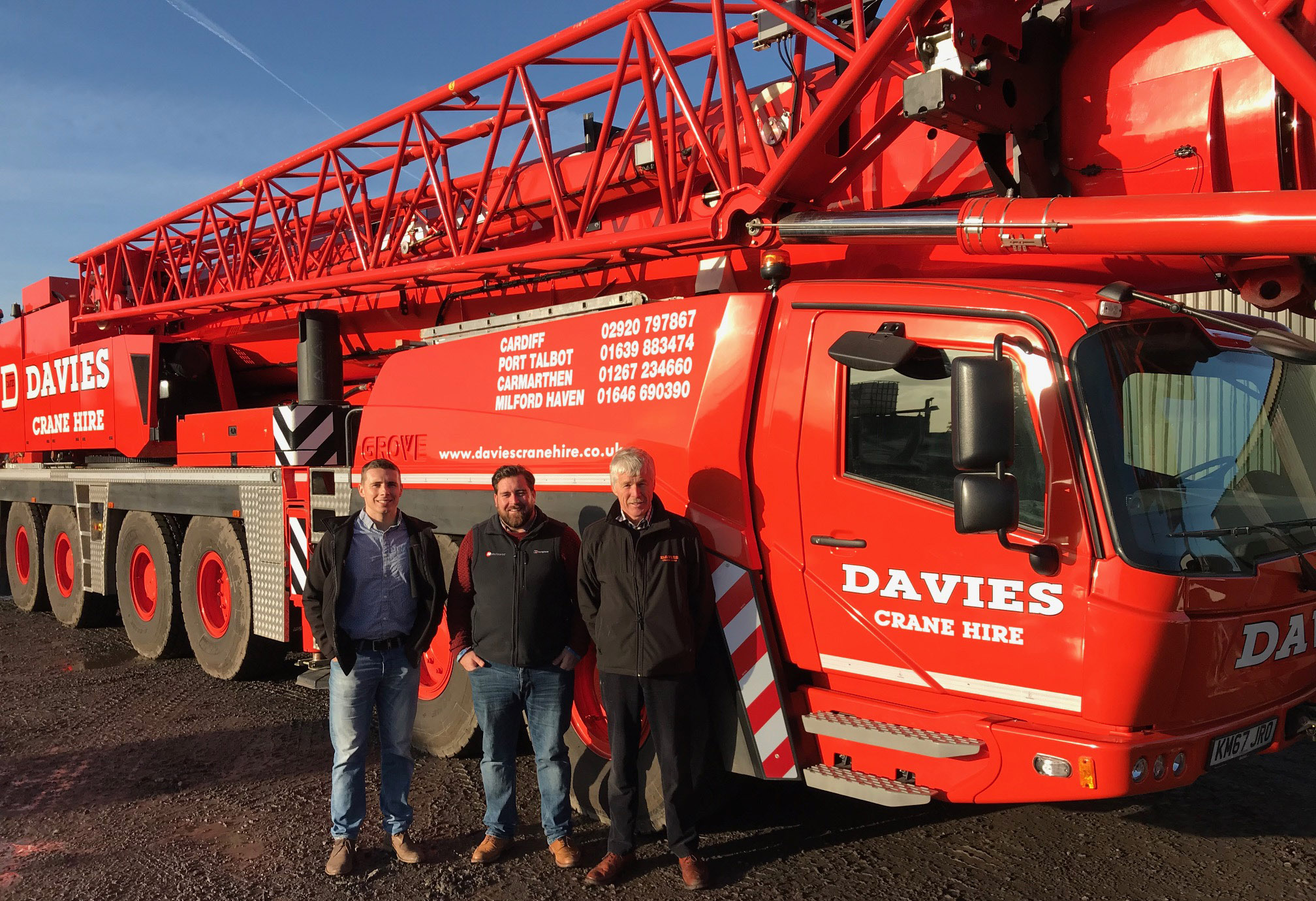 UK based Davies Crane Hire adds a Grove GMK6300L and a GMK4100L-1, both ...