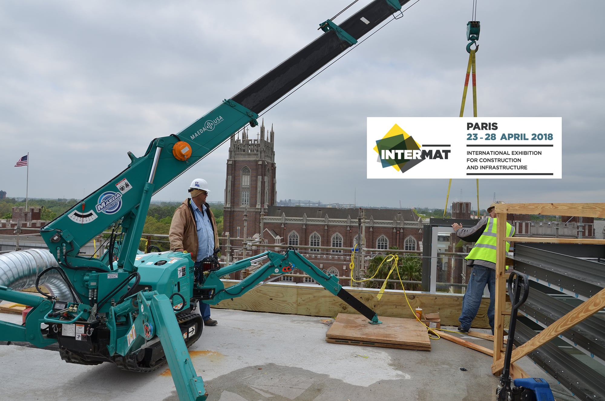 Maeda will presenting Mini Crawler Cranes in Paris @ Intermat 2018 ...