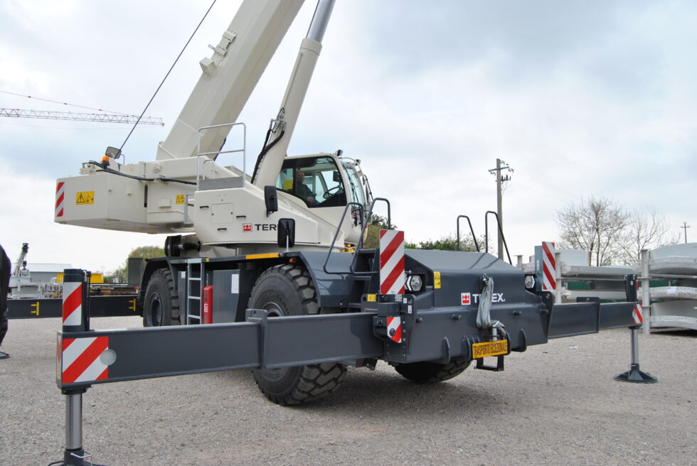 Scandiuzzi acquires two NEW Terex TRT 80 Rough Terrain Cranes from Tecno-Gru srl - CraneMarket Blog